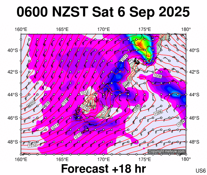New Zealand South Island Weather Forecast