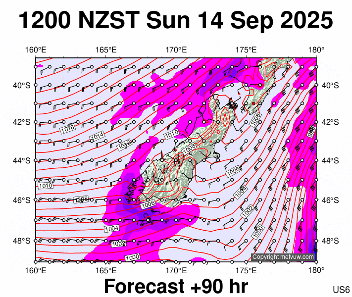 New Zealand South Island Weather Forecast