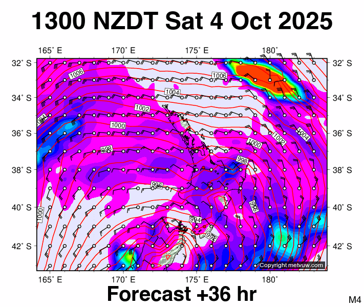 New Zealand North Island Weather Forecast