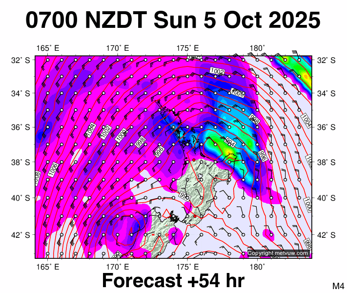 New Zealand North Island Weather Forecast