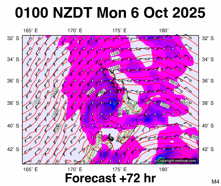 New Zealand North Island Weather Forecast