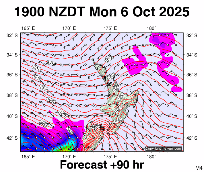 New Zealand North Island Weather Forecast