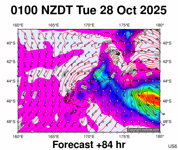 New Zealand South Island Weather Forecast