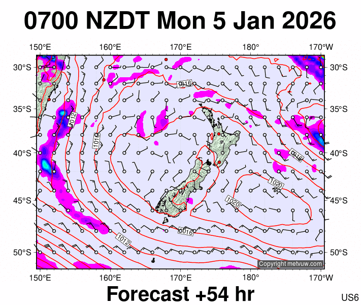 New Zealand Weather Forecast