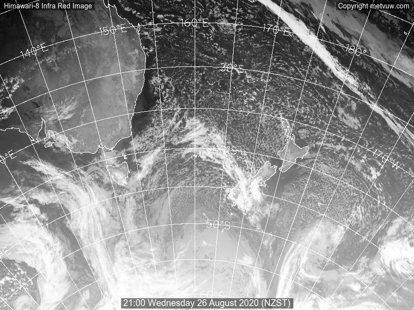 New Zealand Weather - satellite data