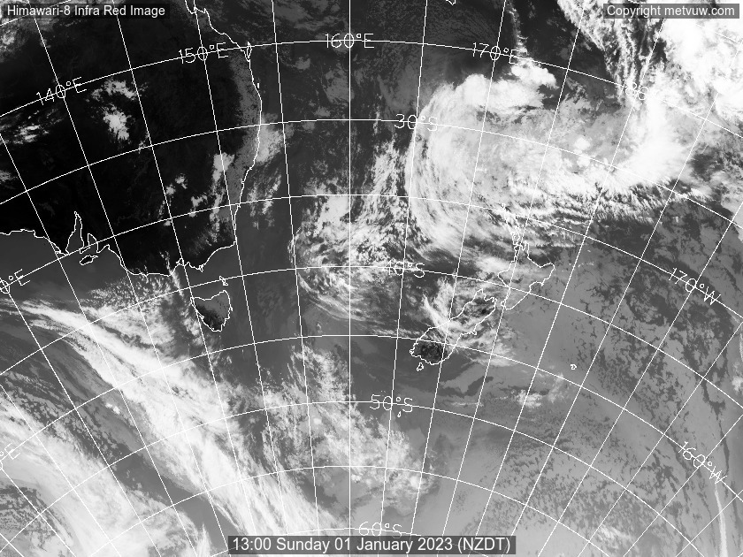 New Zealand Weather - satellite data